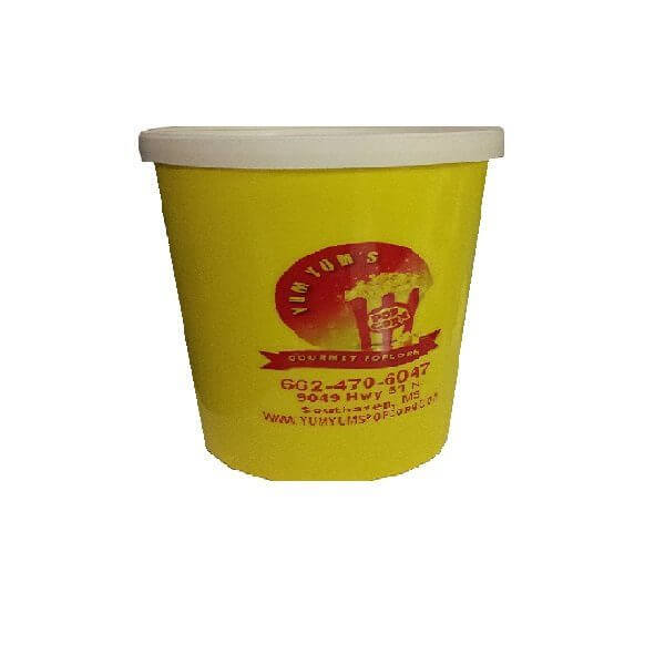 1 Gal. Yum Yum's Yellow Tub Popcorn - YUM YUM'S